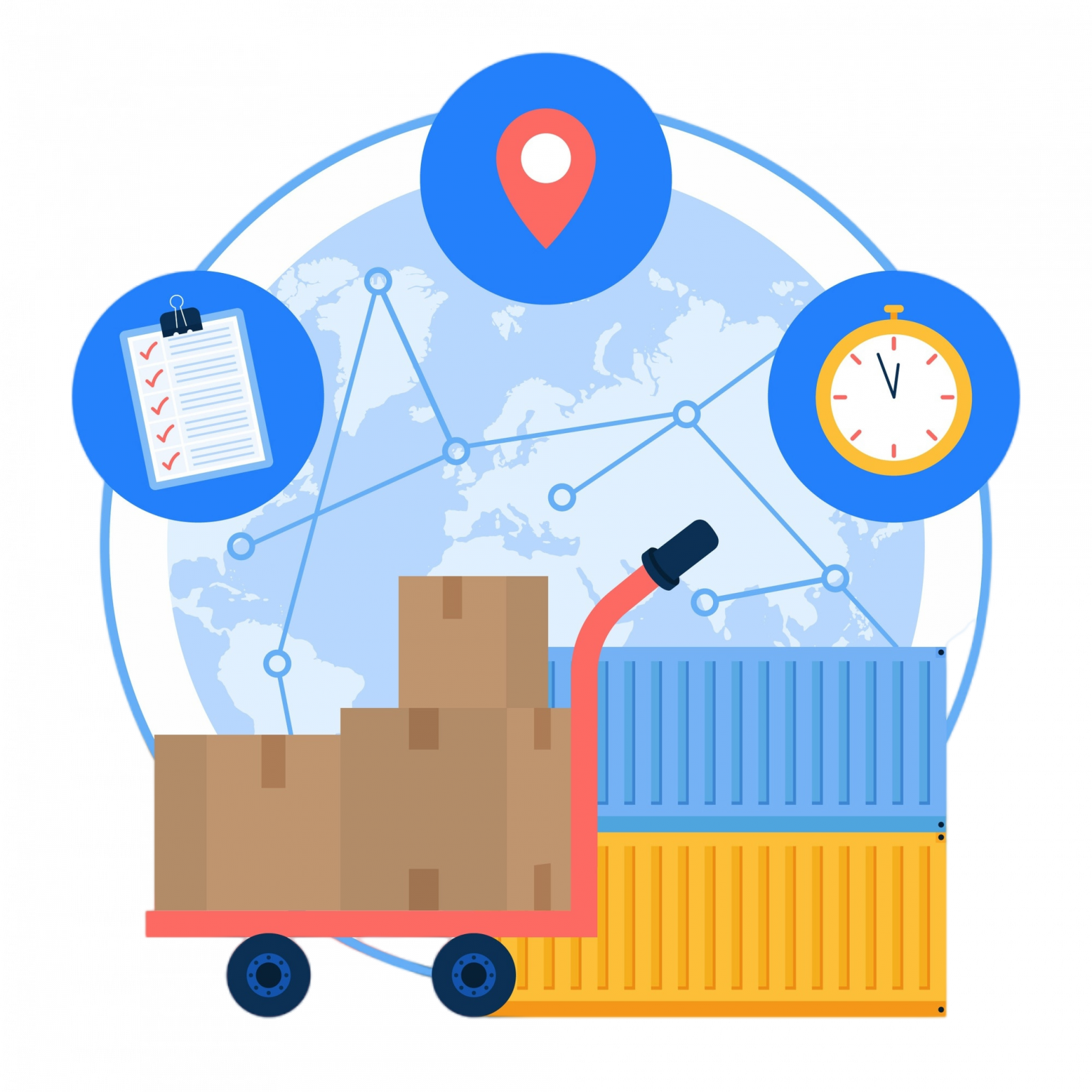 Estimated time of arrival (ETA) in logistics - OneTraker